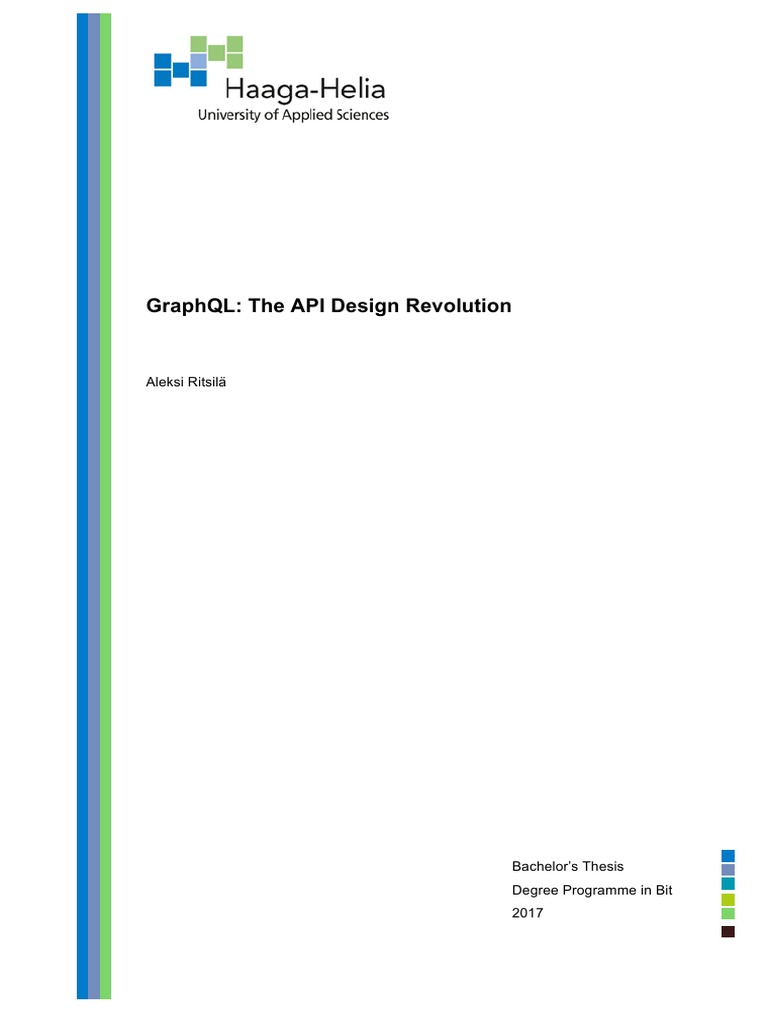 GraphQL - The API Design Revolution | PDF | Representational State Transfer | Application ...