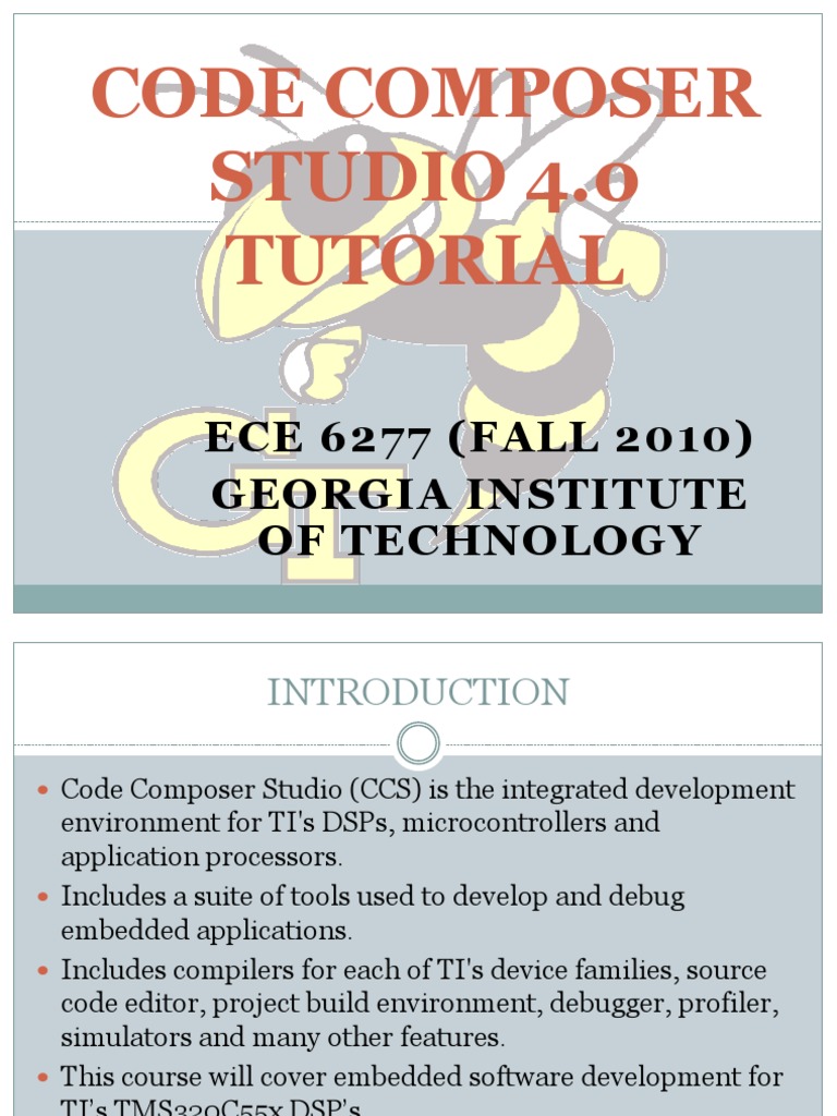 CCS4 Tutorial | PDF | Source Code | C (Programming Language)