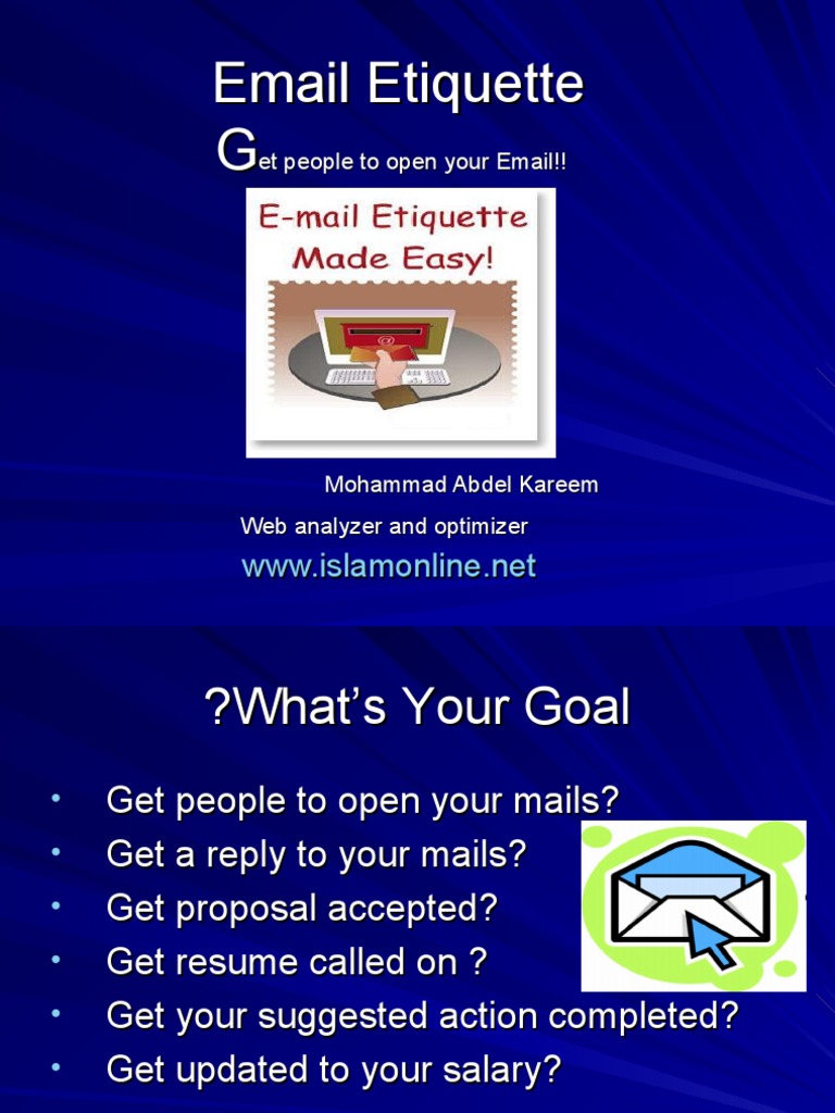 Mastering Email Etiquette Essentials | PDF | Career & Growth