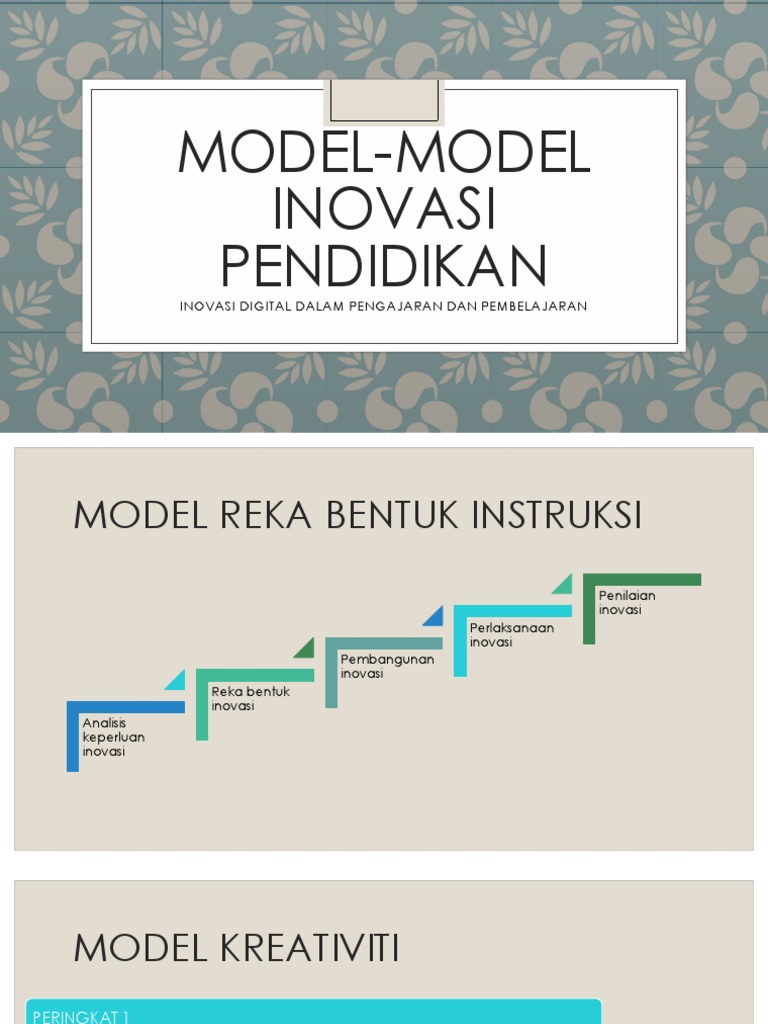 Model-Model Inovasi Pendidikan | PDF