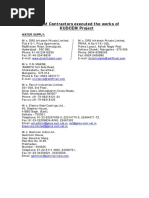 List of Civil Contractor | PDF