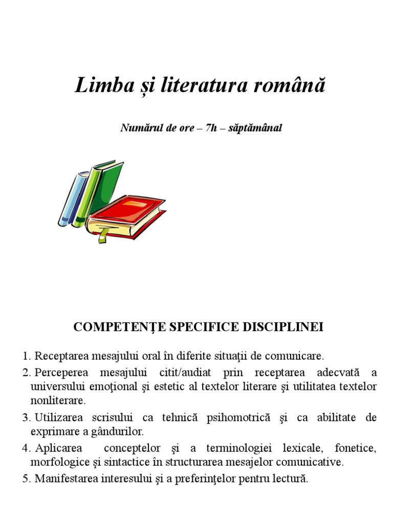 Clasa 3 Limba Romana 2018-2019 Pina La 20 Elevi | PDF