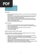 Taa Language | PDF | Phonology | Phonetics