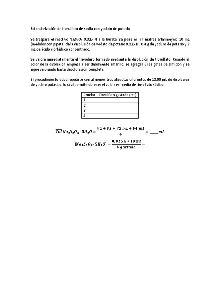 dpd colorimétrico | PDF | Valoración | Química