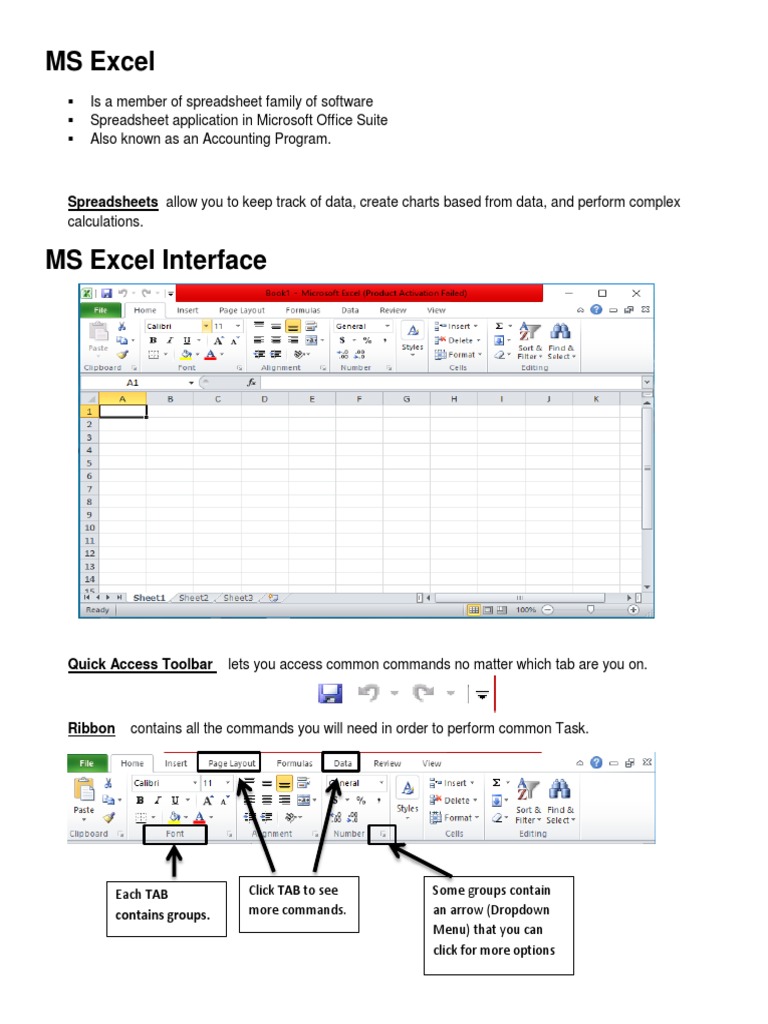 Grade7 Reviewer Excel | Download Free PDF | Spreadsheet | Microsoft Excel