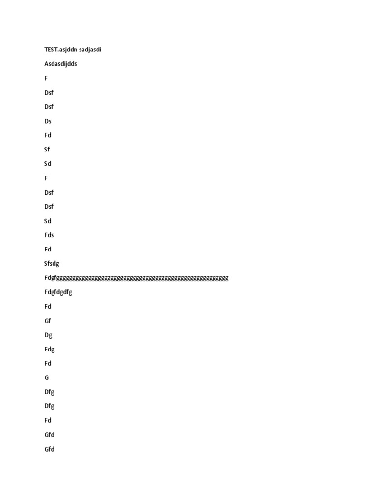 Test Document Overview | PDF