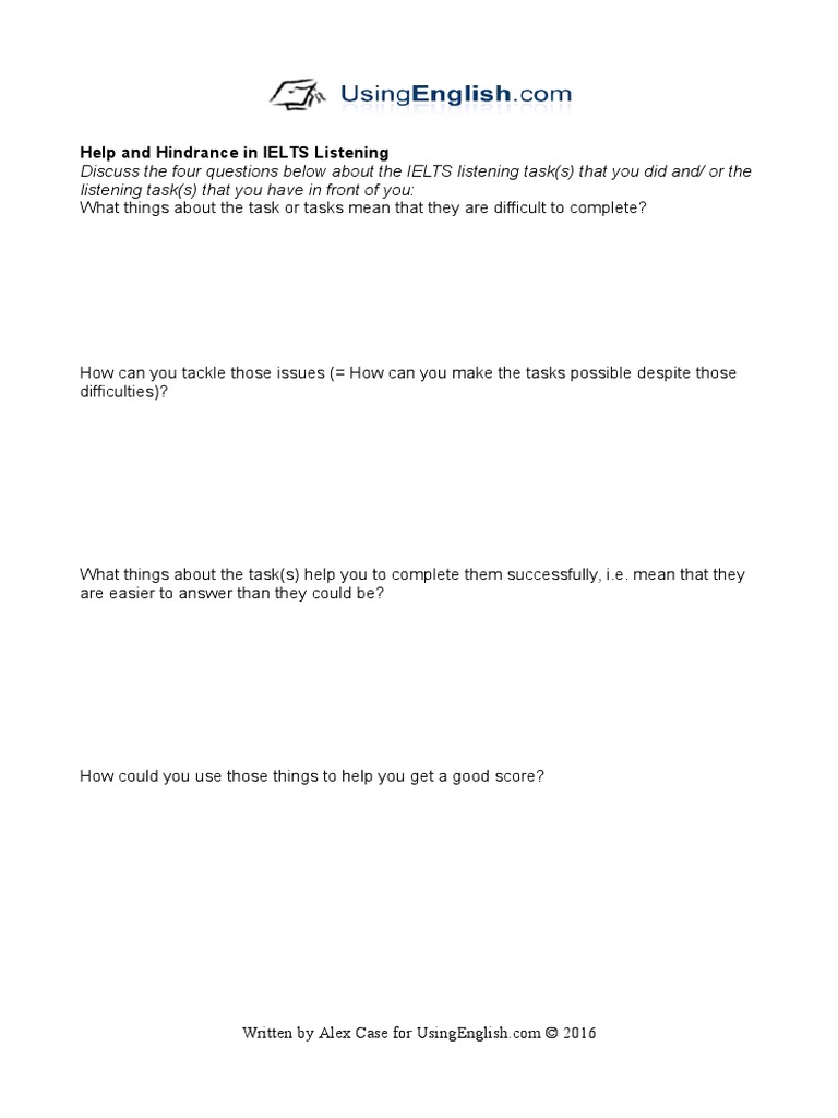 Vocabulary Improvement Plan | PDF | Question | International English ...