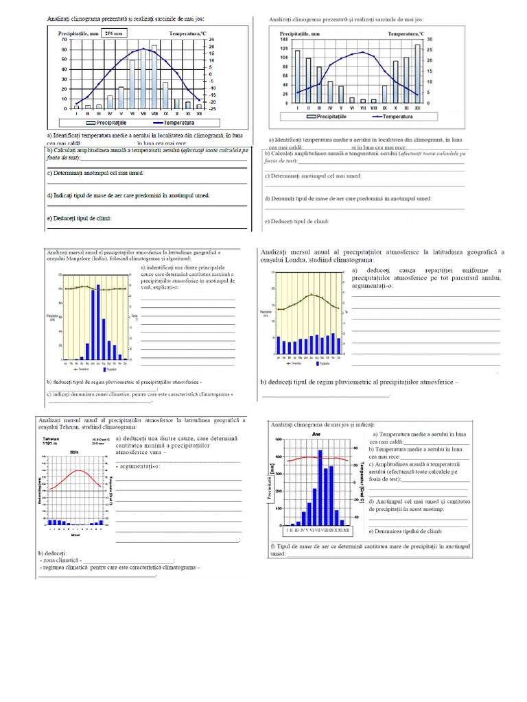 Zonele Climatice-Fise de Lucru | PDF
