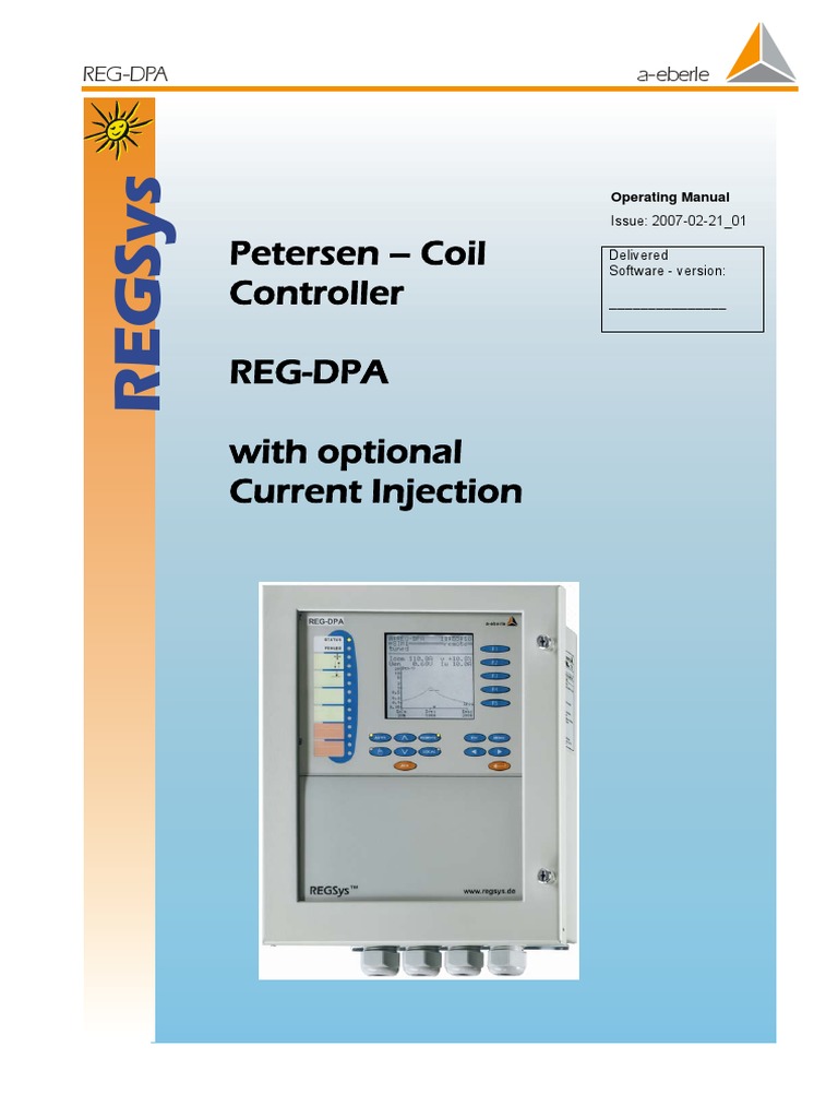 Releu REG-DPA Pentru Acord BS | PDF | Power Supply | Fuse (Electrical)