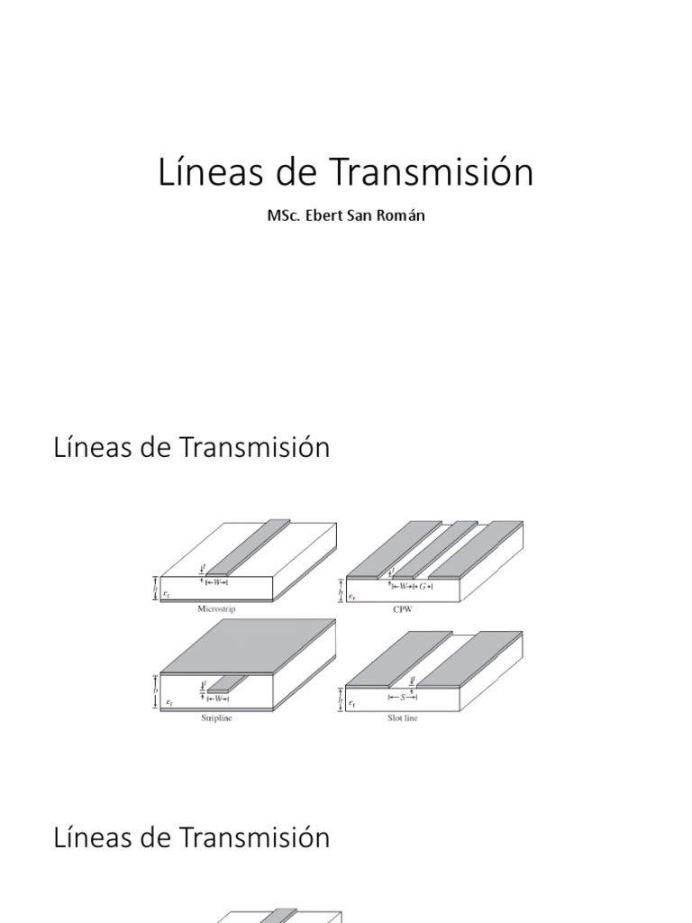 Diapositivas Lineas de Transmision | PDF | Línea de transmisión ...