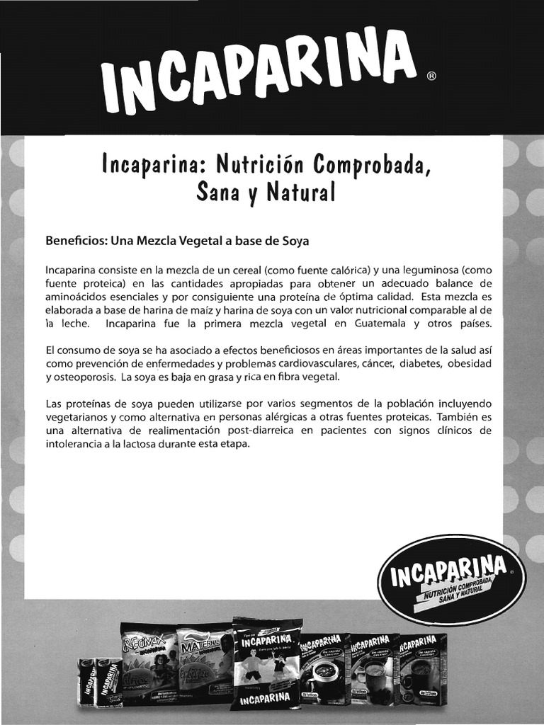 Incaparina PDF | PDF