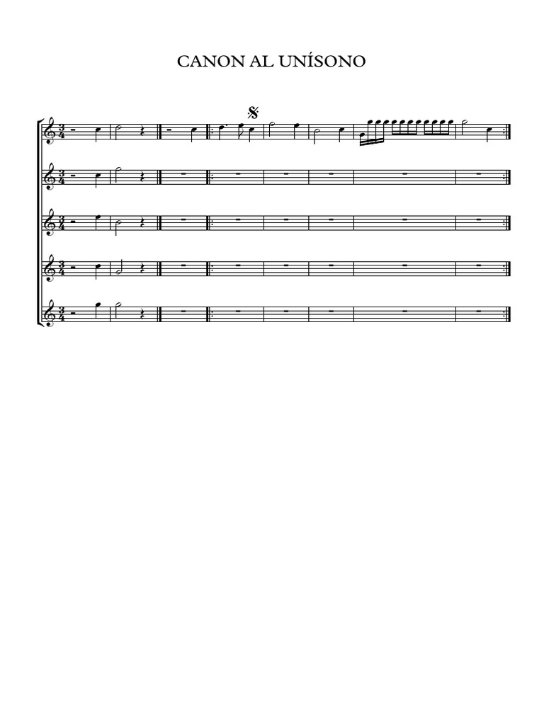 Canon Al Unísono | PDF