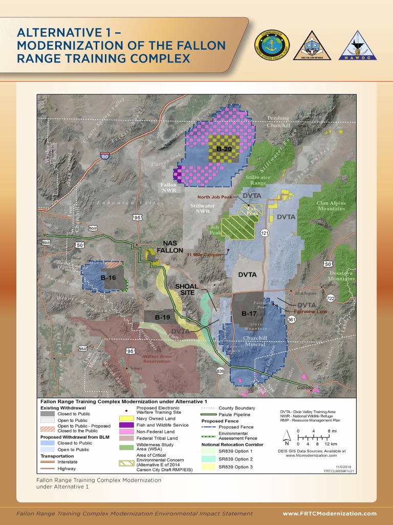 Fallon Naval Air Station Expansion Map | PDF
