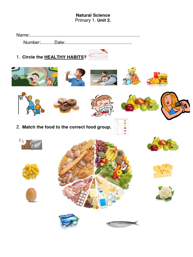 Healthy Habits Test 2018 | PDF