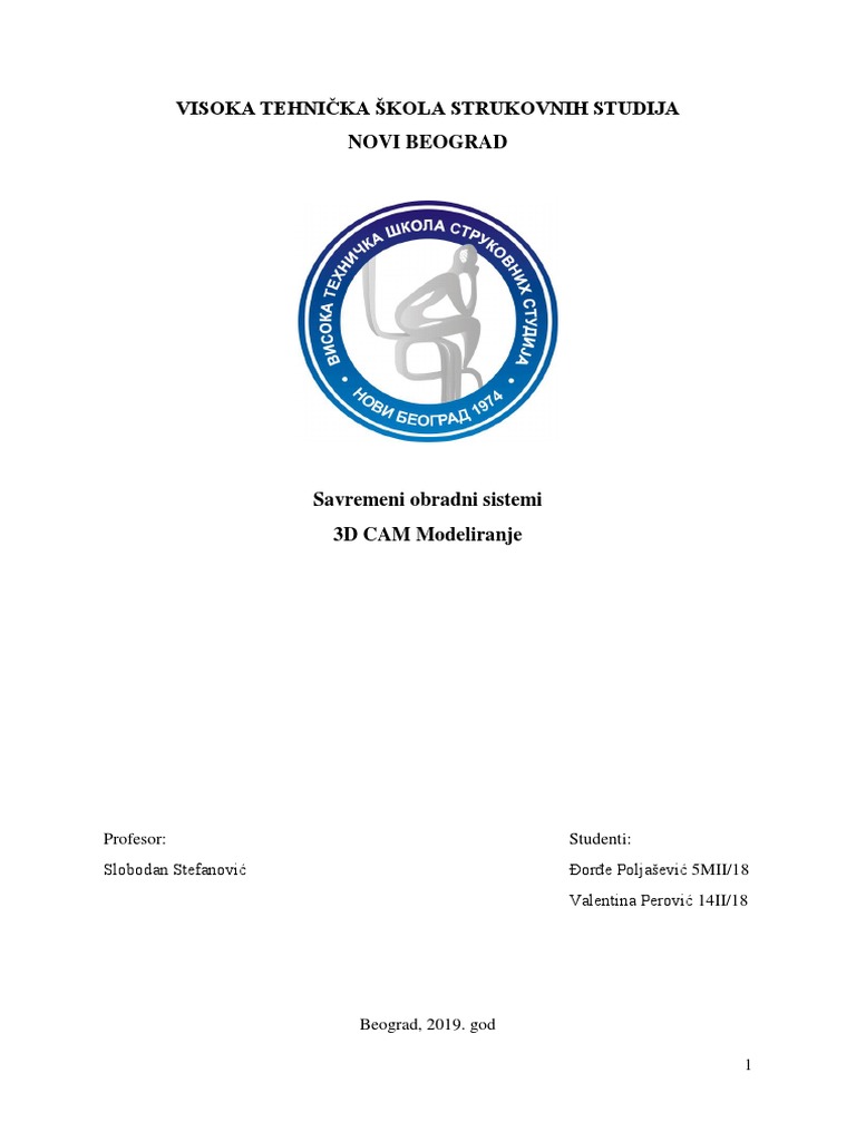 3D CAD Modeliranje | PDF