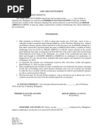 Amicable Settlement Sample | PDF | Common Law | Government