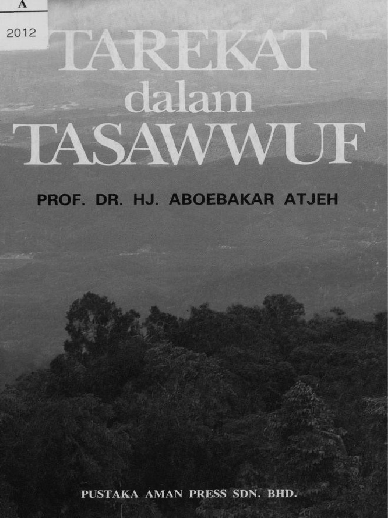 Tarekat Dalam Tasawwuf - Prof. Dr. Hj. Aboebakar Atjeh | PDF