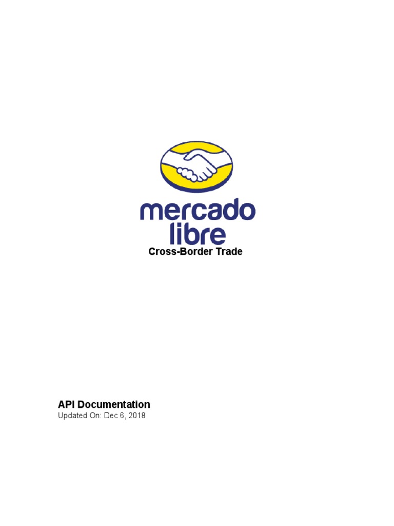 MercadoLibre API | PDF | Hypertext Transfer Protocol | Application Programming Interface