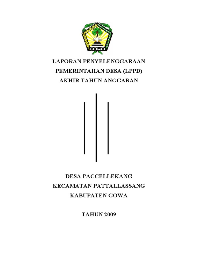 LPPD Desa Je'nemadinging | PDF