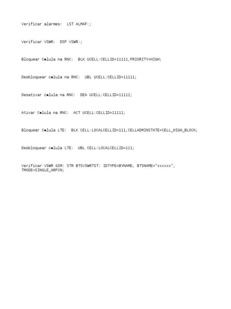 Comando Huawei | PDF