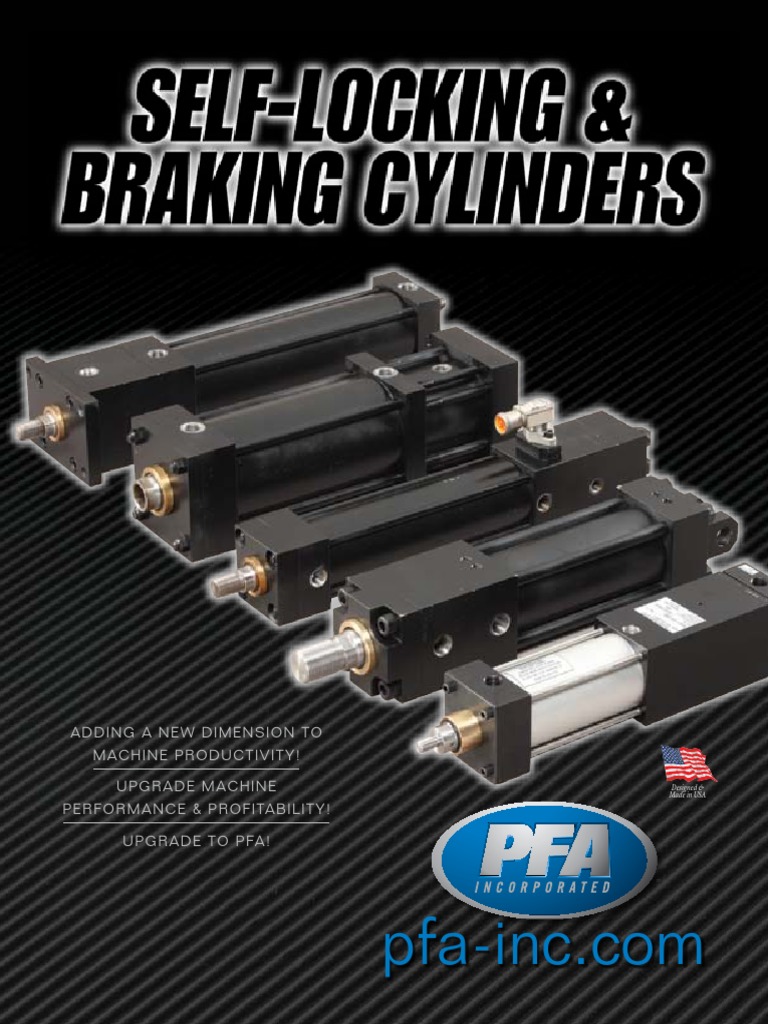 Self Locking Cylinders Catalog | PDF | Brake | Machines