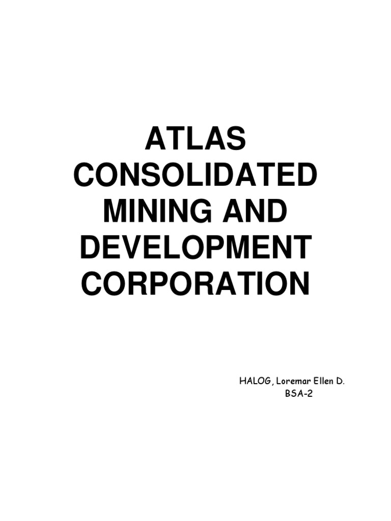 Atlas Consolidated Mining and Development Corporation | PDF | Mining ...