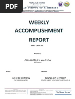 School Accomplishment Report-Monthly Sy 2025-2026 | PDF | Teachers ...