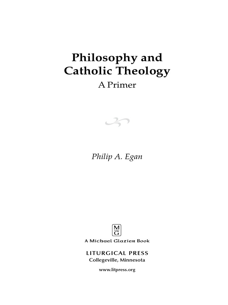 Philosophy and Catholic Theology: A Primer | PDF | Theology | Reason