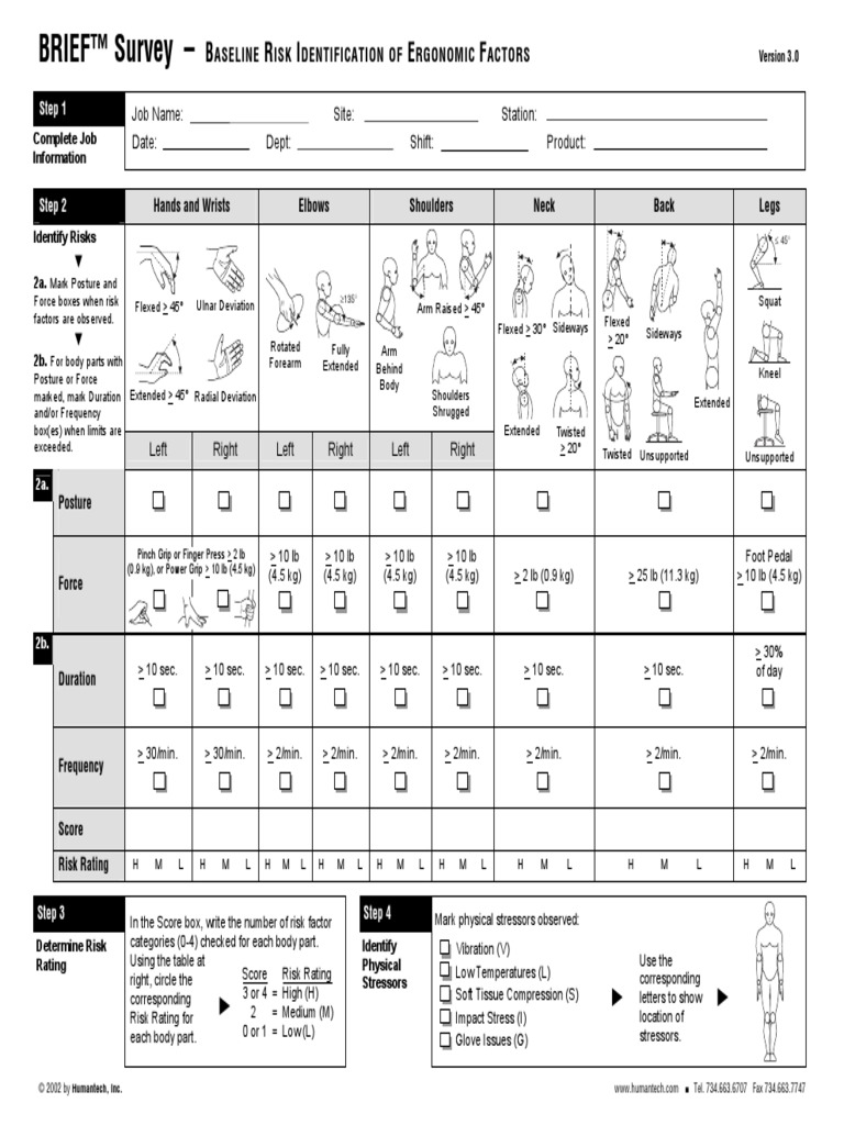 BRIEF Humantech PDF | PDF | Anatomical Terms Of Motion | Human Anatomy