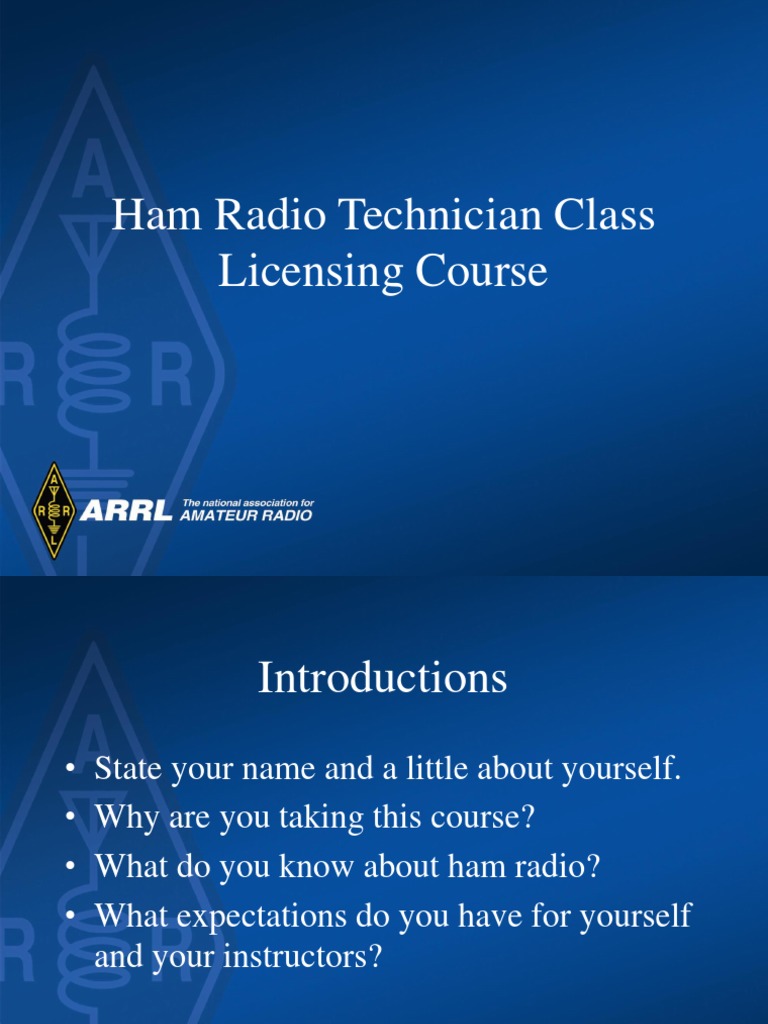 Ham Radio Technician Class Licensing Course | PDF | Amateur Radio ...