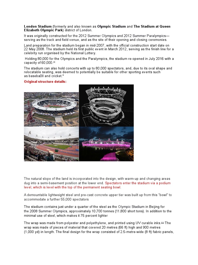 London 2012 Summer Olympics 2012 Summer Paralympics Track and Field ...