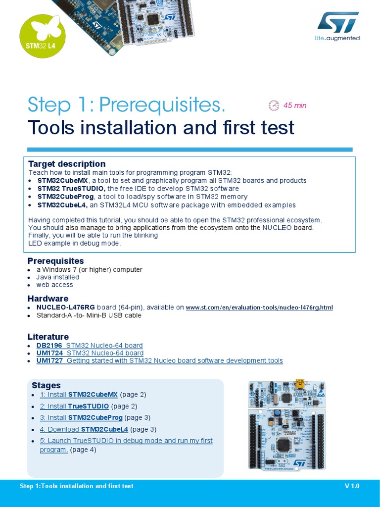 STM32 Nucleo-L476RG Setup Guide | PDF | Operating System | Software