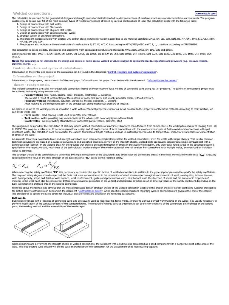 Welded Connections PDF | PDF | Welding | Construction