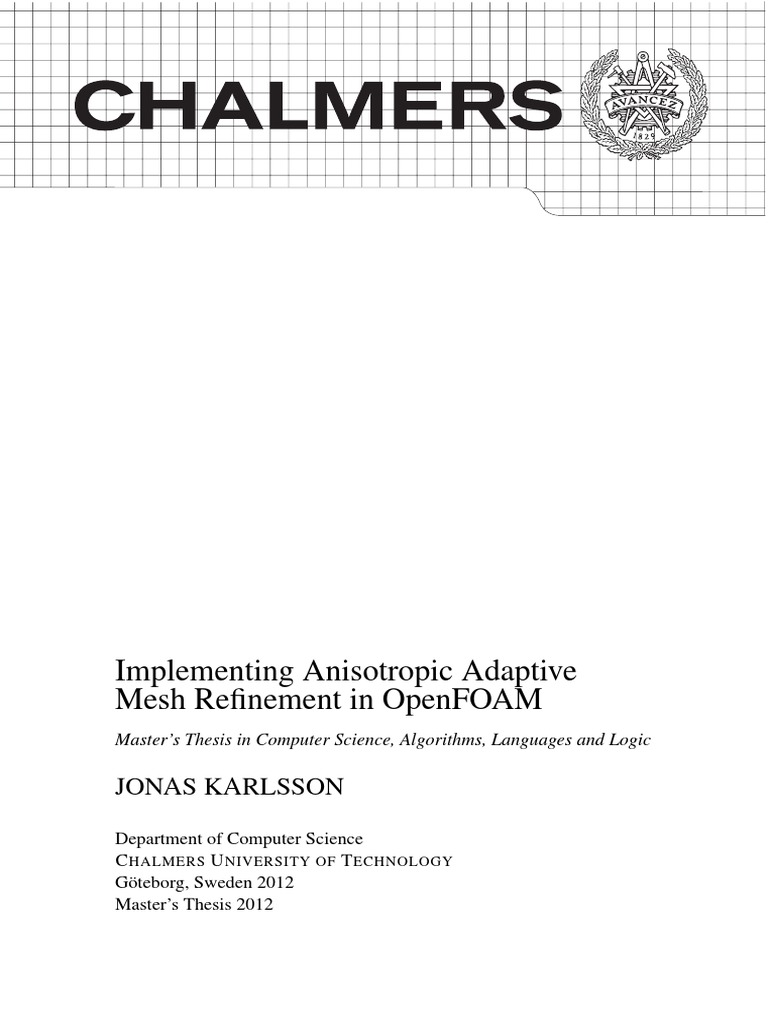 Adaptive Mesh Refinement (AMR) in OpenFOAM | PDF | Computational Fluid Dynamics | Inheritance ...