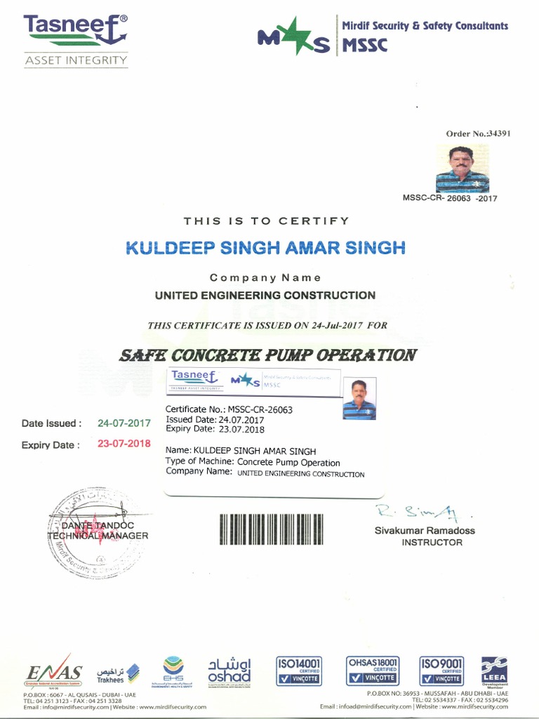 3rd Party Certificates PDF | PDF