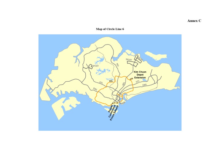 Map of Circle Line 6: Annex C | PDF
