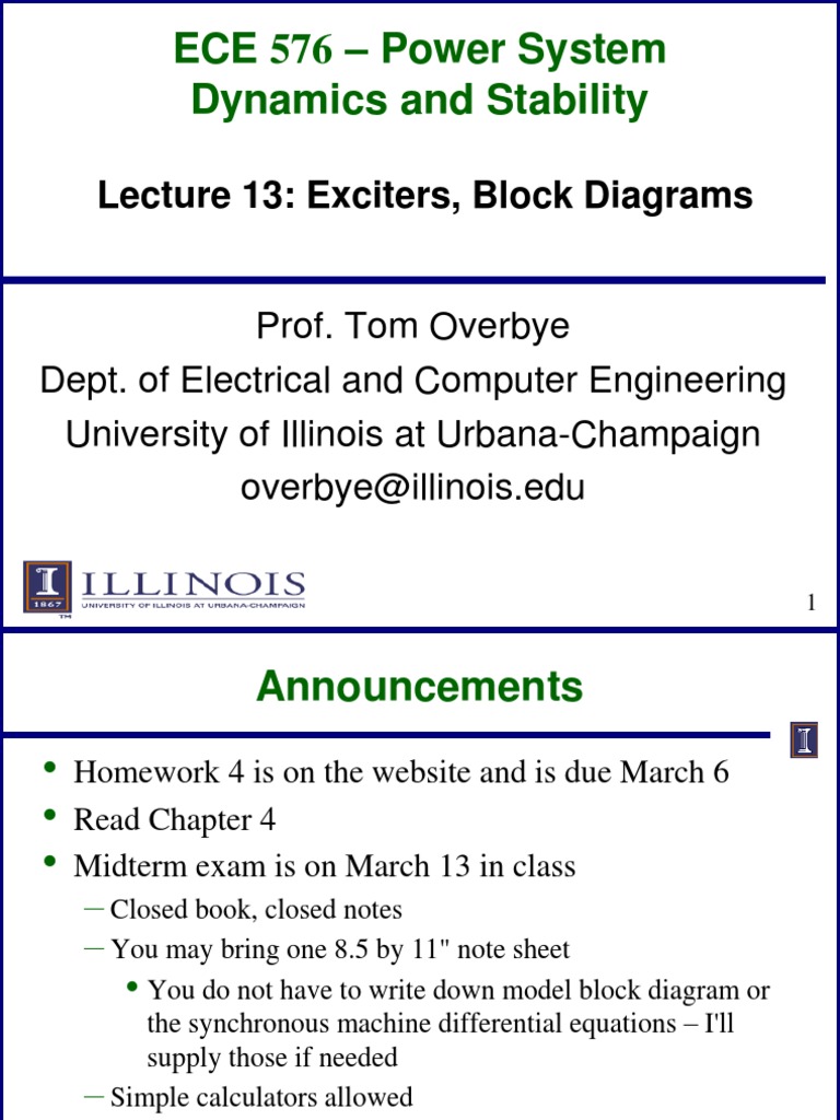Power Dystem Dynamics and Stability | PDF | Control Theory | Derivative