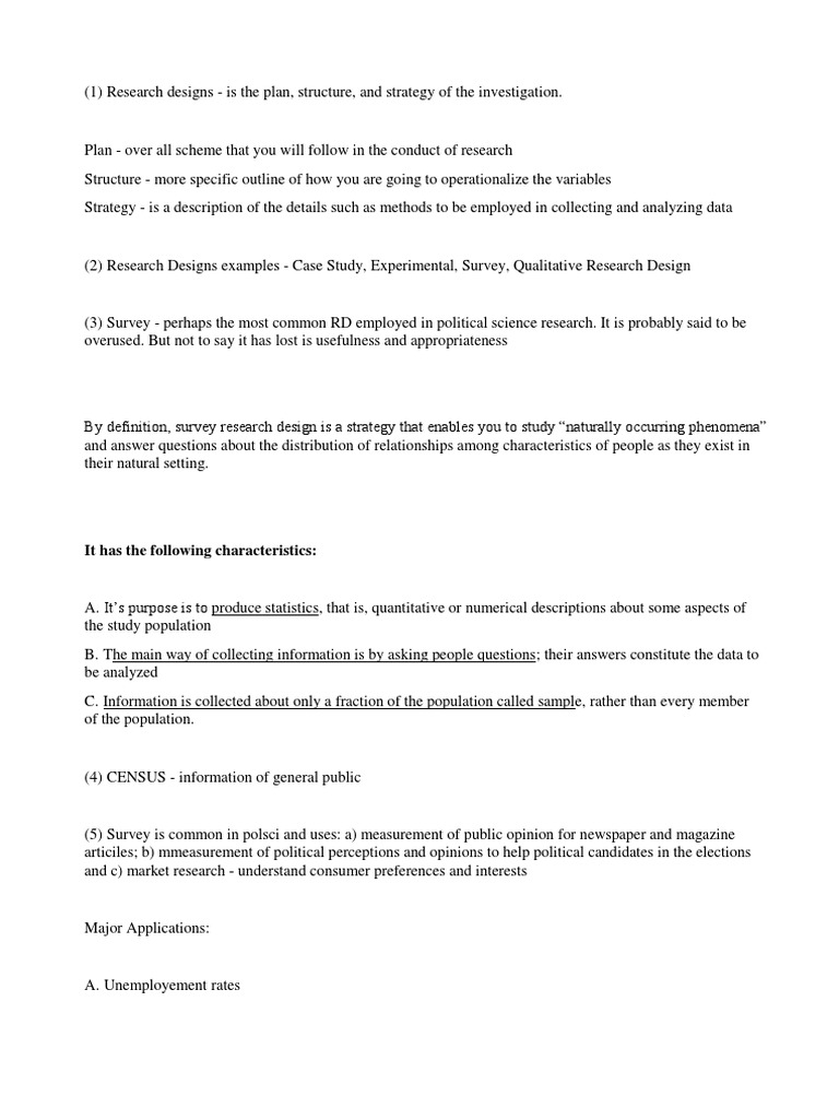 Understanding Survey Research Design | PDF | Survey Methodology ...