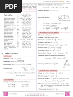 Physics Final (Cheat Sheet) With Problems | PDF | Light | Force