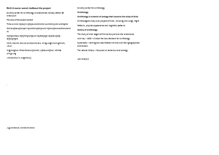 RTRTT TT Ewrer Weret Rteabout The Project | PDF