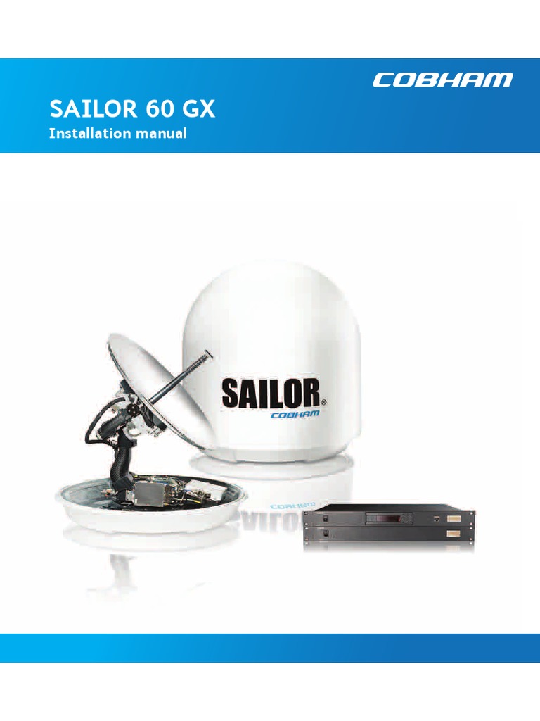 Sailor60gx Im 98 148247 B PDF | PDF | Coaxial Cable | Radar