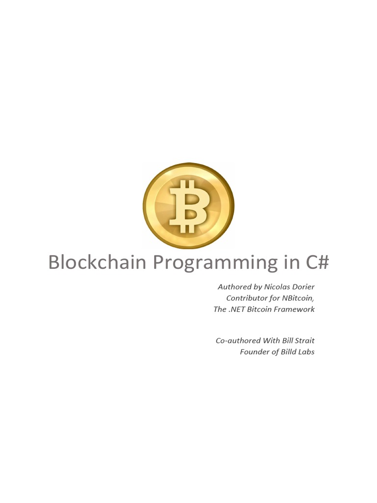 Blockchain Programming in CSharp PDF | PDF | Blockchain (Database ...