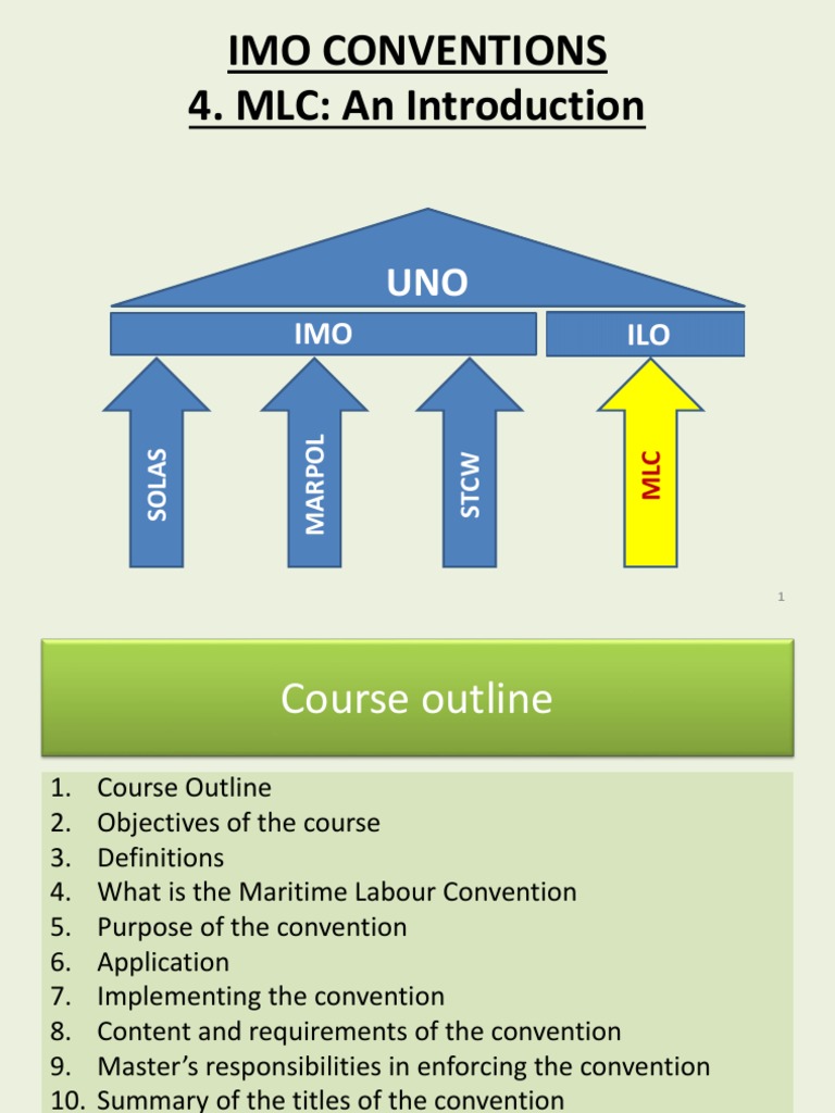 Imo Conventions 4. MLC: An Introduction | PDF | International Labour ...