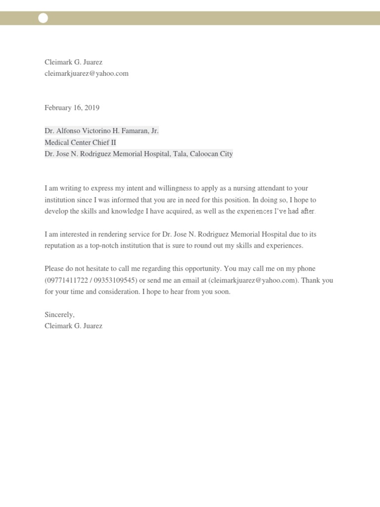 Letter of Intent Example | PDF