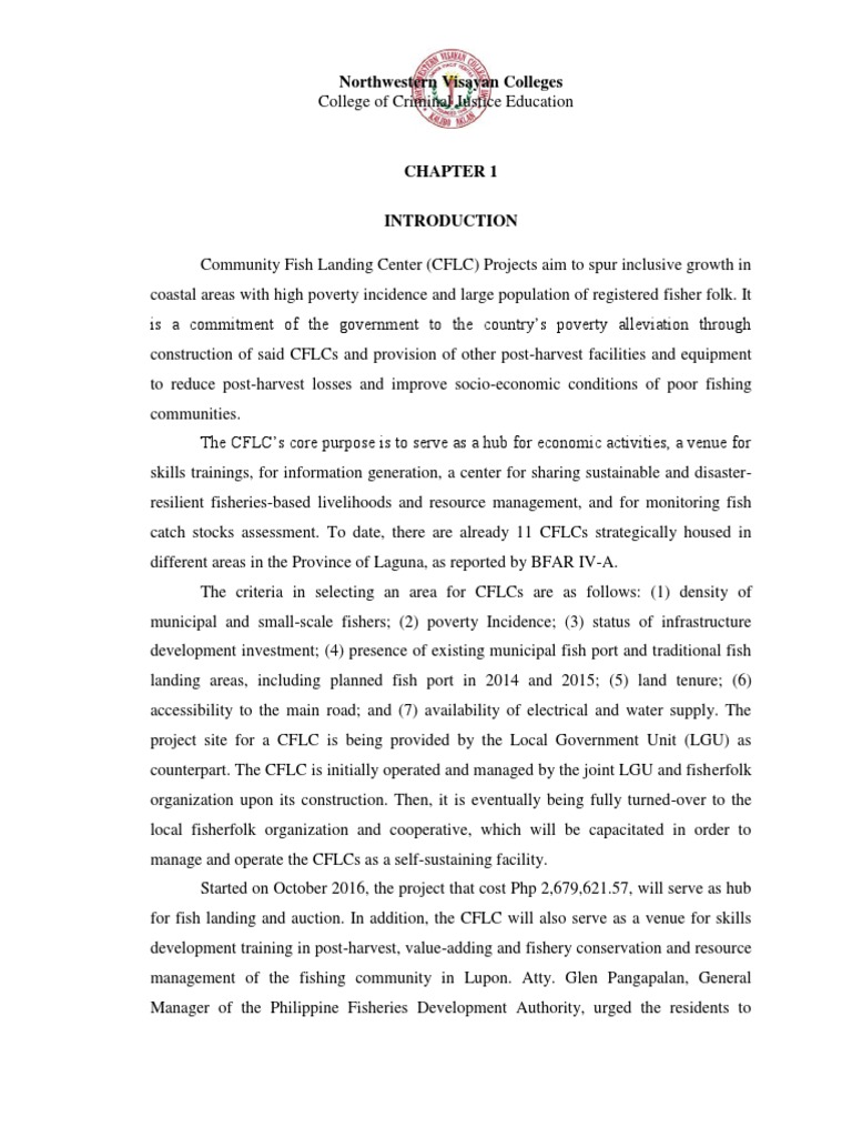Sample Thesis For Criminology | PDF | Sampling (Statistics) | Fishing ...