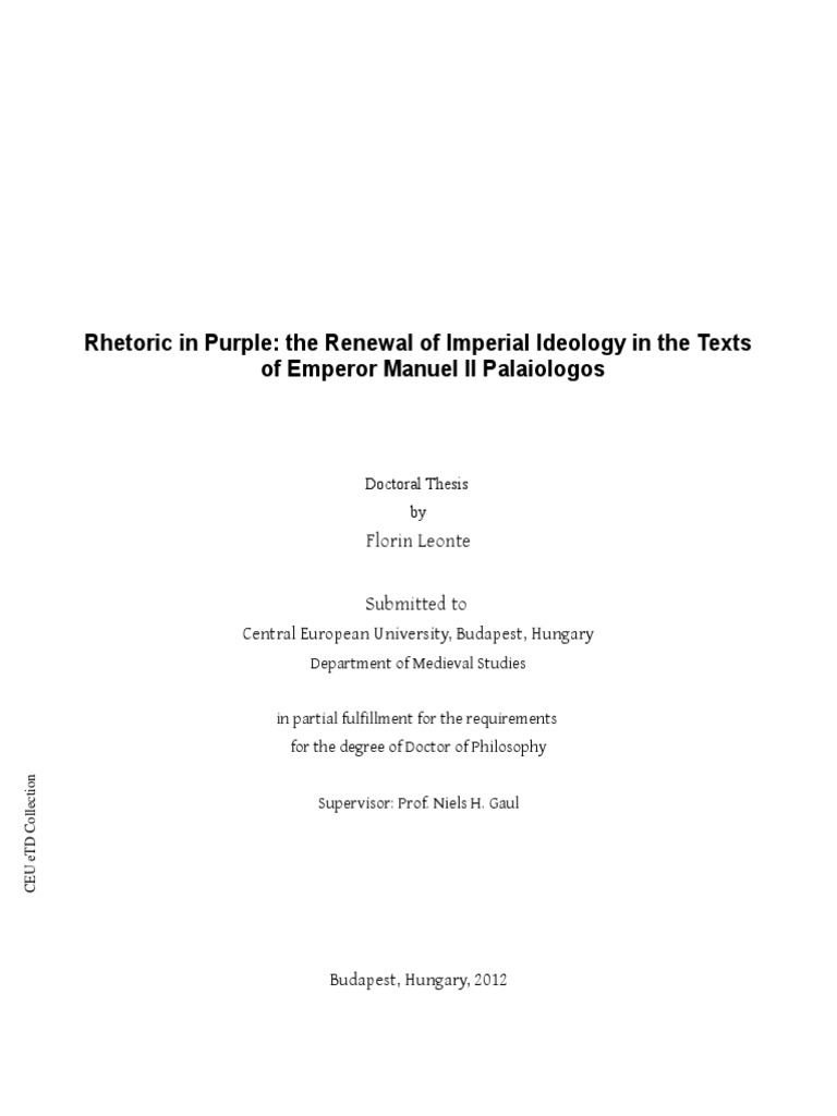 Leonte Florin | PDF | Rhetoric