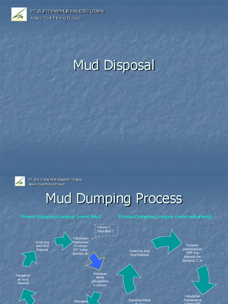Mud Disposal Process | PDF