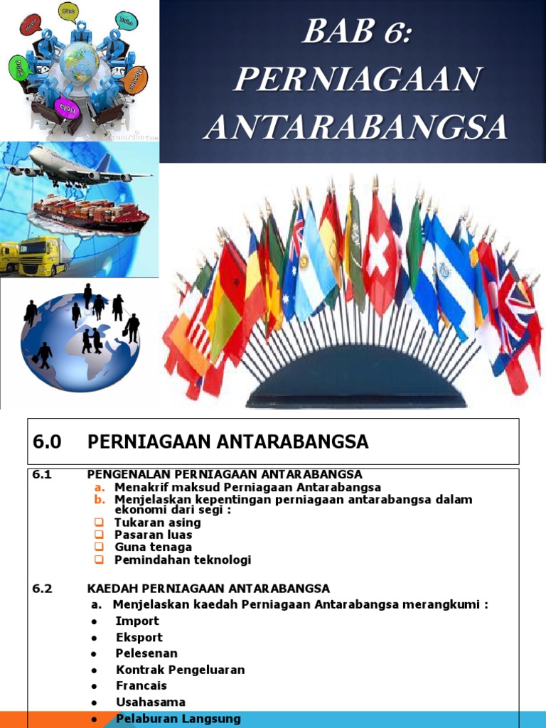 Bab 6 Perniagaan Antarabangsa