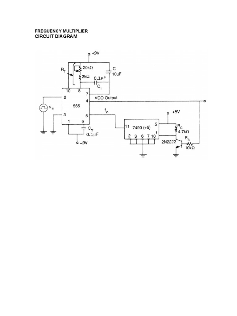 Circuit Diagram: Frequency Multiplier | PDF