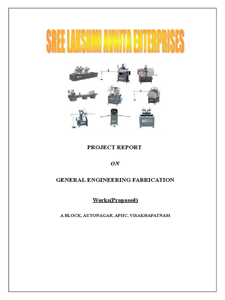 Report On Fabrication Industry | PDF | Metal Fabrication | Industrial ...